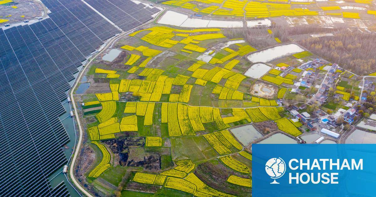 Regional cooperation for green growth in Asia | Chatham House ...